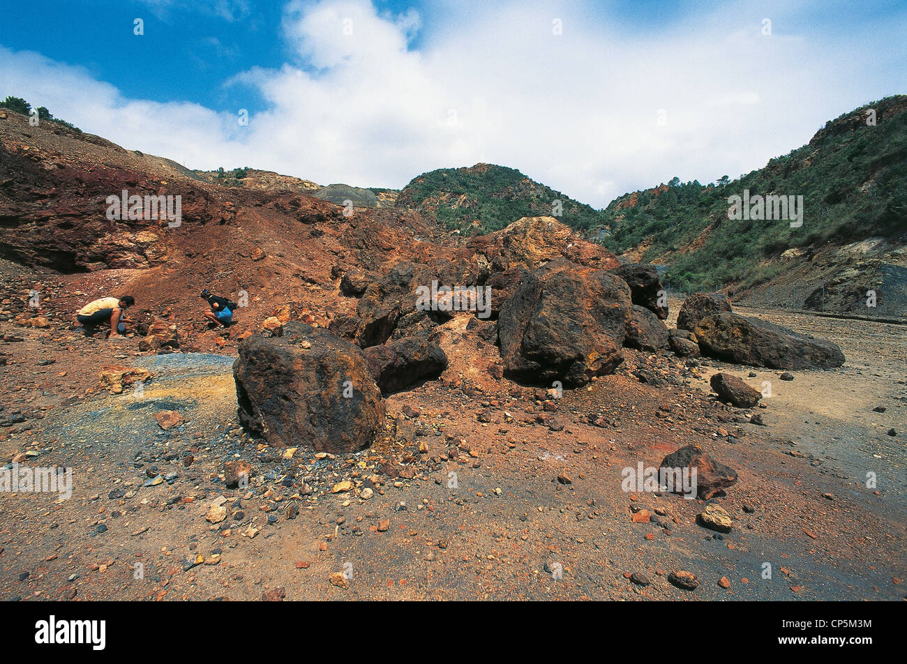 Toscana Elba Rio Marina Old Iron Mine Stock Photo - Alamy