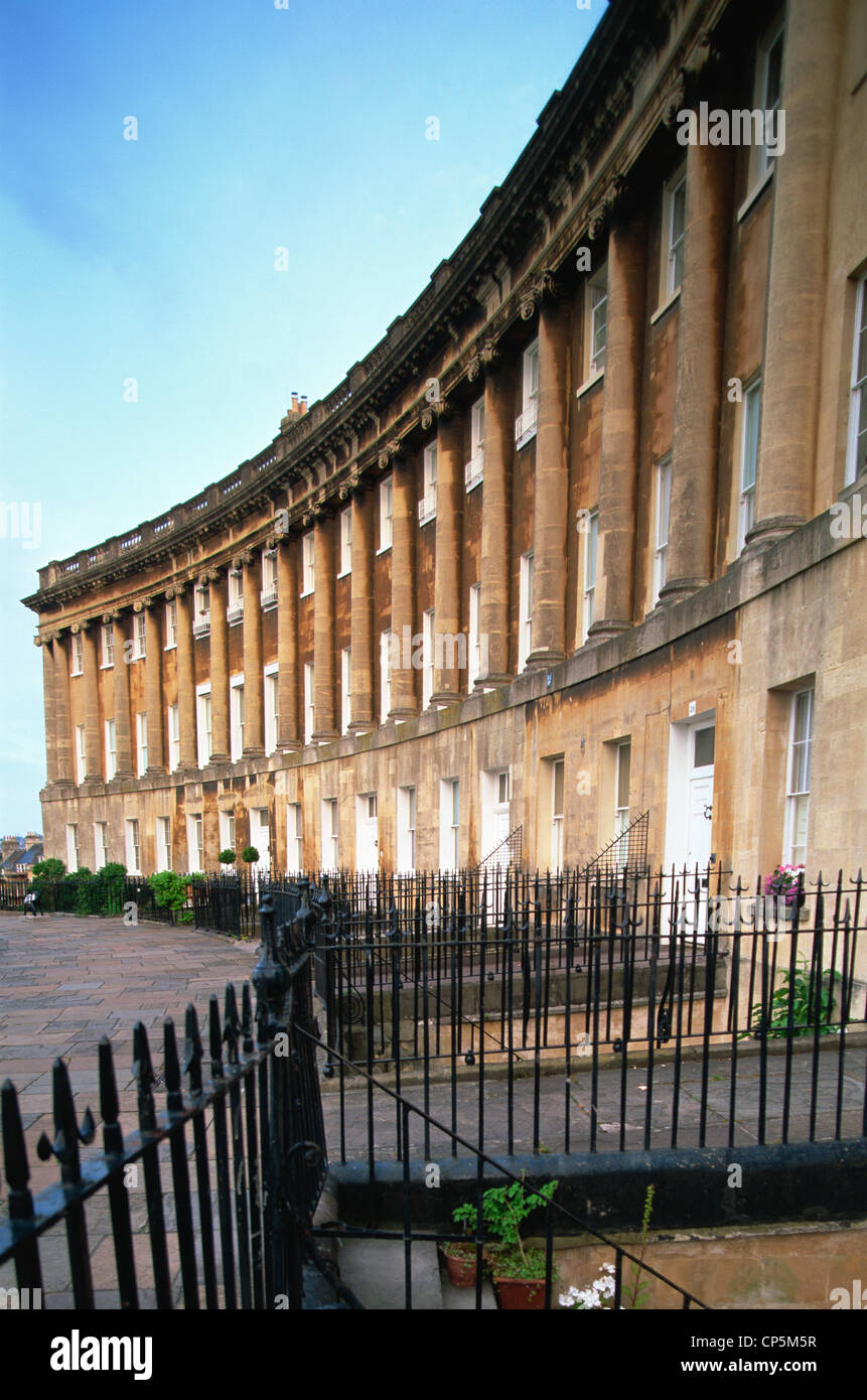 England, Somerset, Bath, Royal Crescent Stock Photo - Alamy