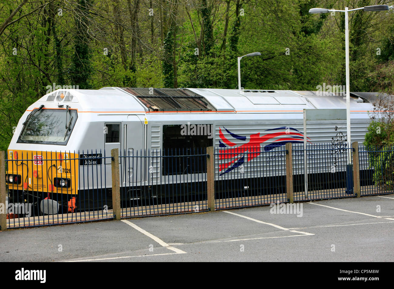 The Queen's Royal Train given to her in celebration of her 60 year ...
