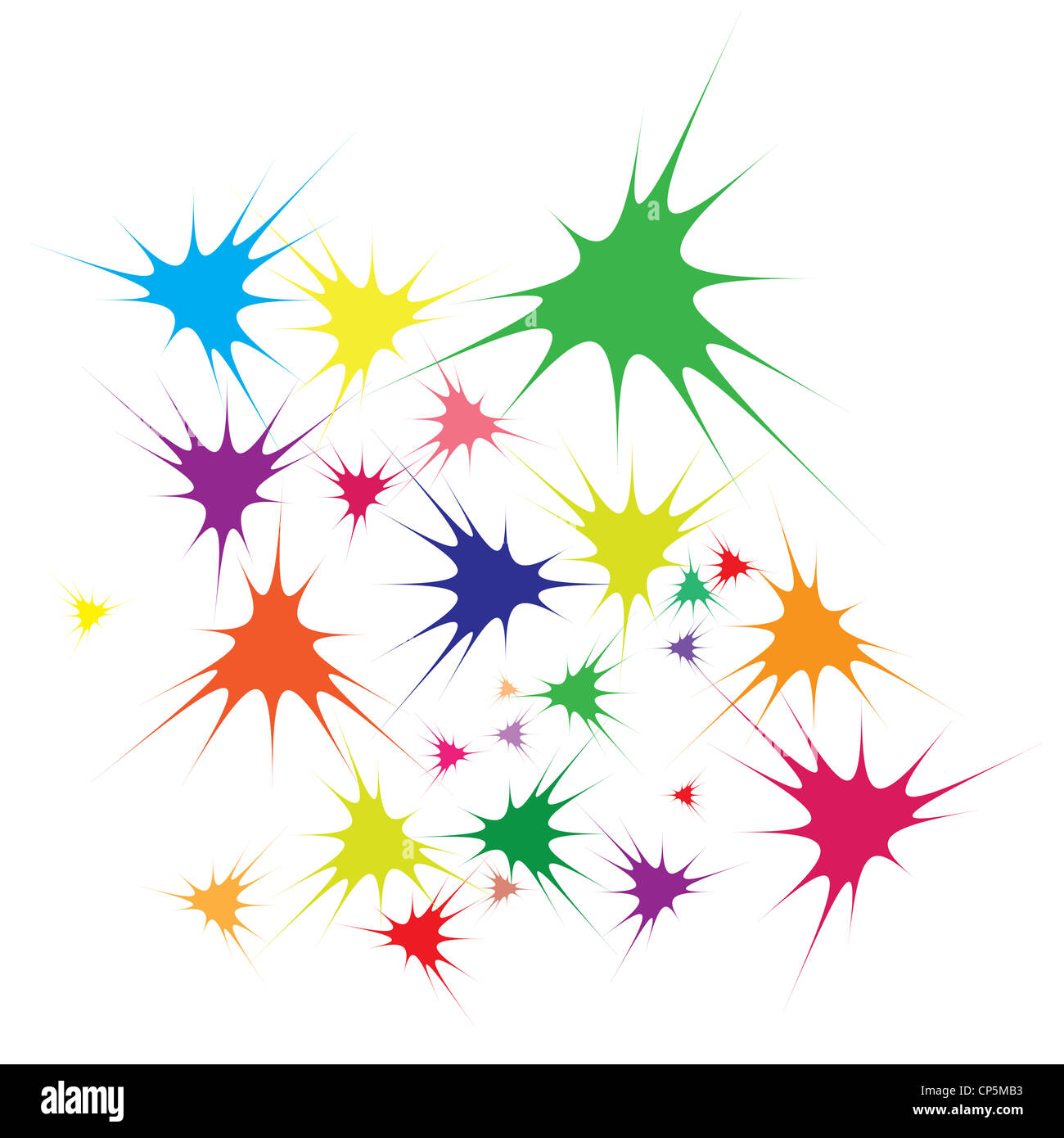 illustration of abstract color stars background Stock Photo - Alamy