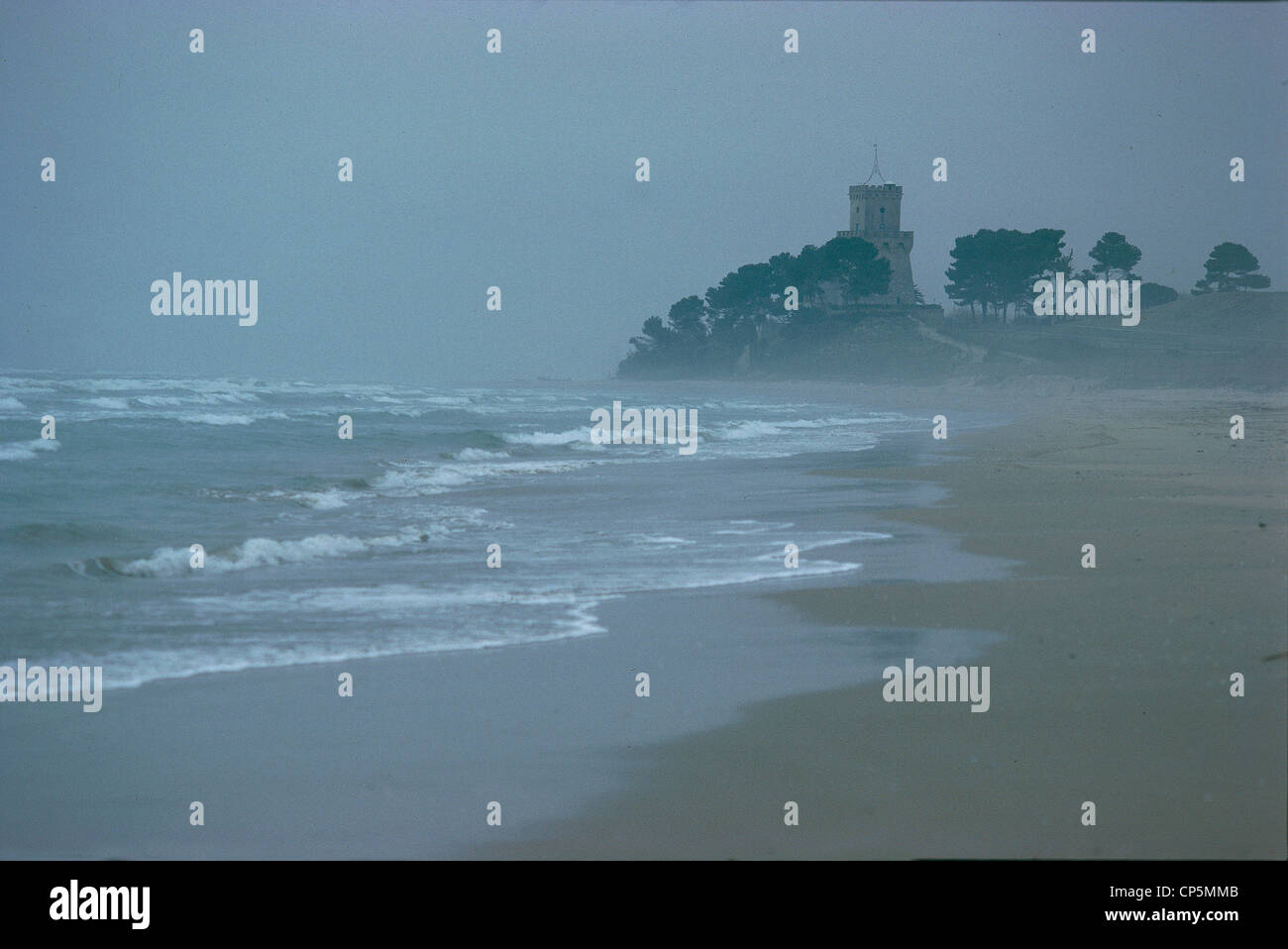 Abruzzo - Pineto (Te). The Tower Of Cerrano Stock Photo - Alamy
