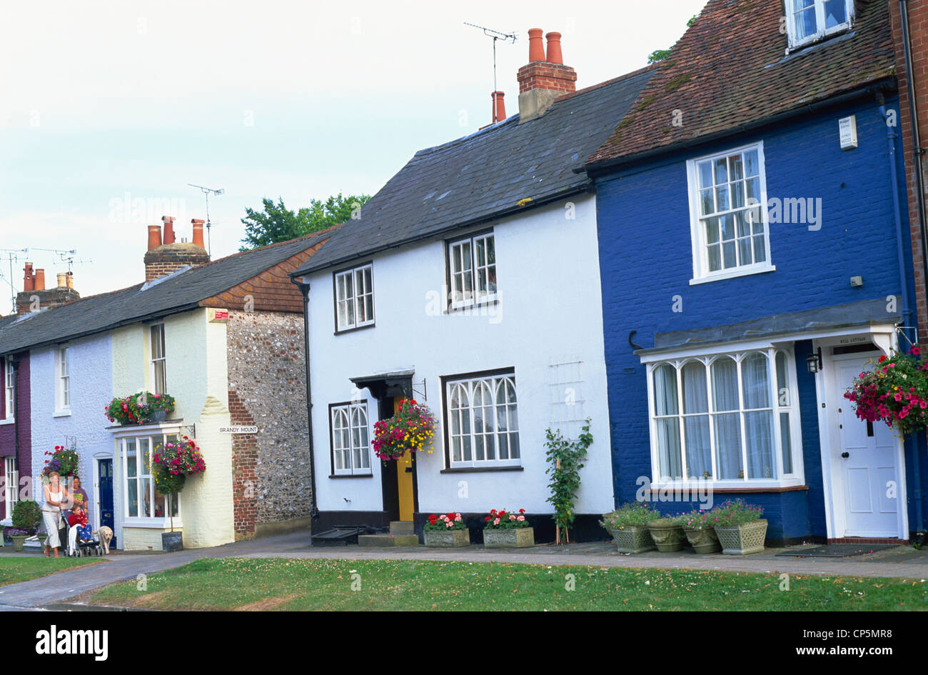 England, Hampshire, Alresford, Georgian Architecture Stock Photo - Alamy