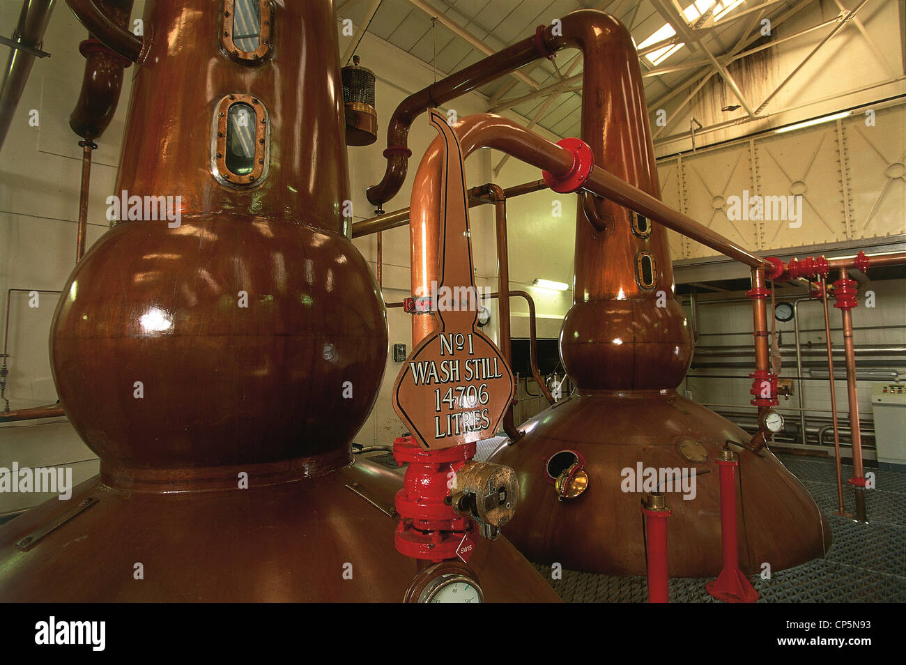 Scotland Highland Isle of Skye Talisker Distillery Carbost ROOM ALEMBIC ...