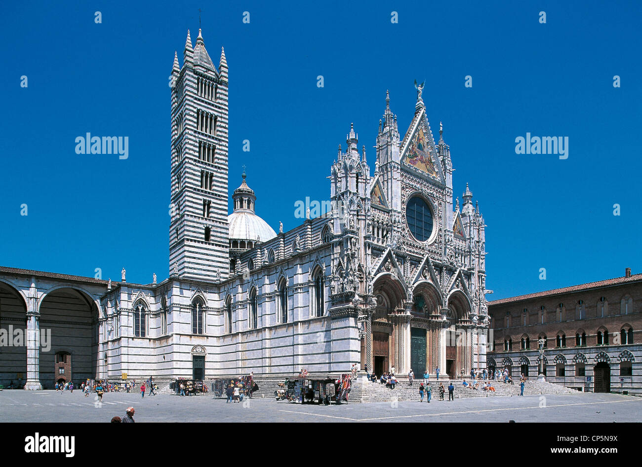 Tuscany - Siena, Old Town (a World Heritage Site by UNESCO, 1995). The ...