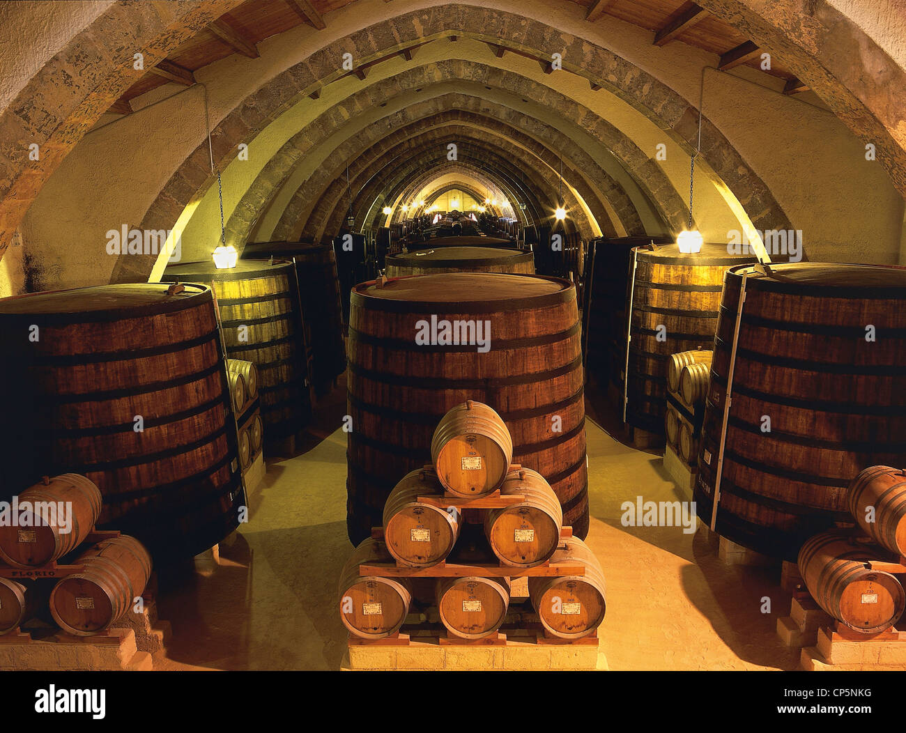 SICILY - MARSALA (TP). Cantine Florio Stock Photo - Alamy