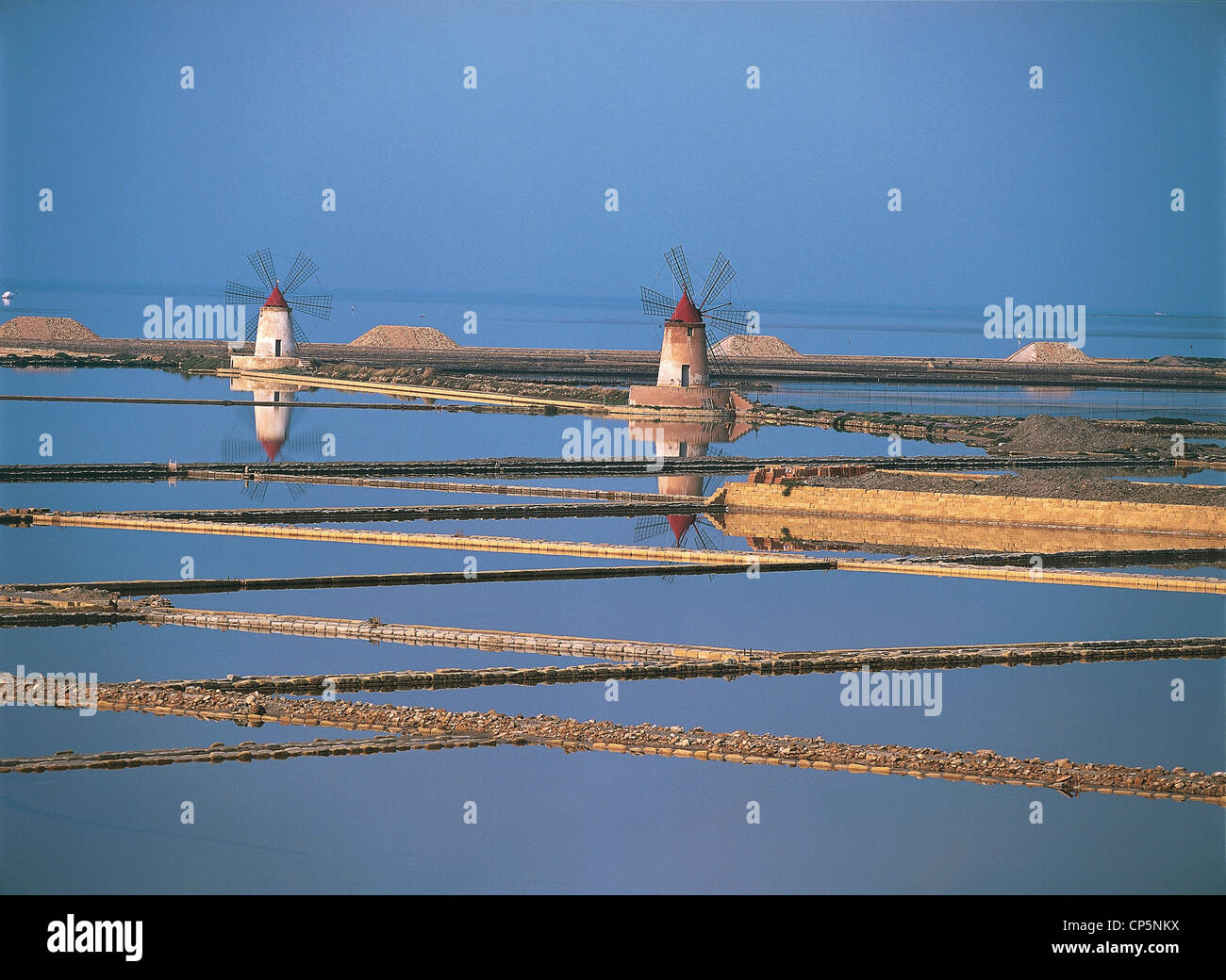 Sicily - Saline near Marsala (Tp Stock Photo - Alamy