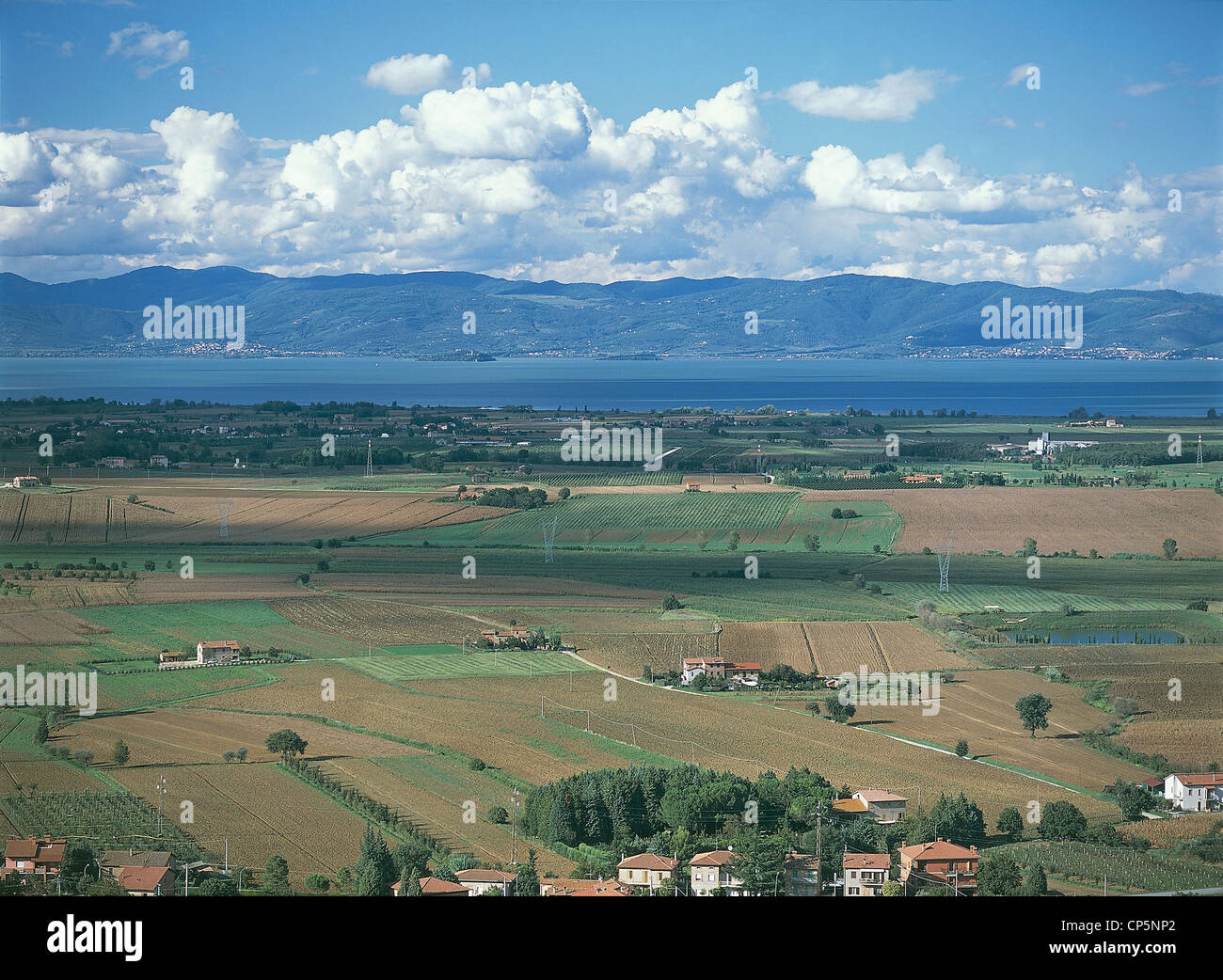 Umbria - Lago Trasimeno Panicale Stock Photo - Alamy