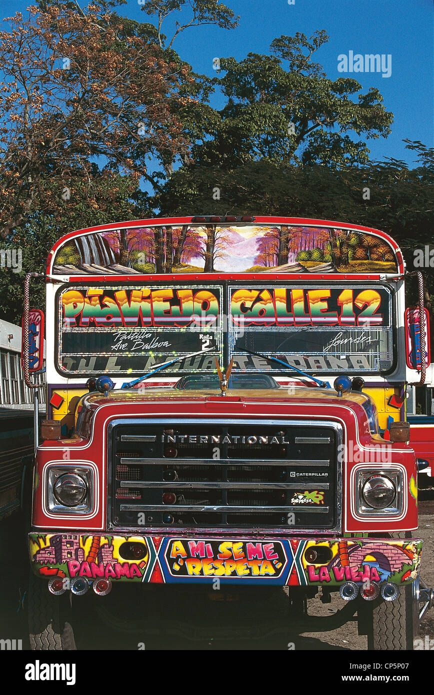 Panama - Bus Stock Photo - Alamy