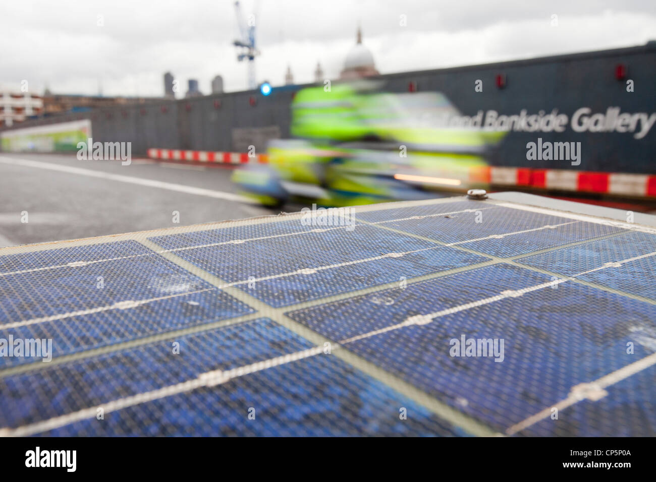 Solar panel on bridge hi-res stock photography and images - Alamy