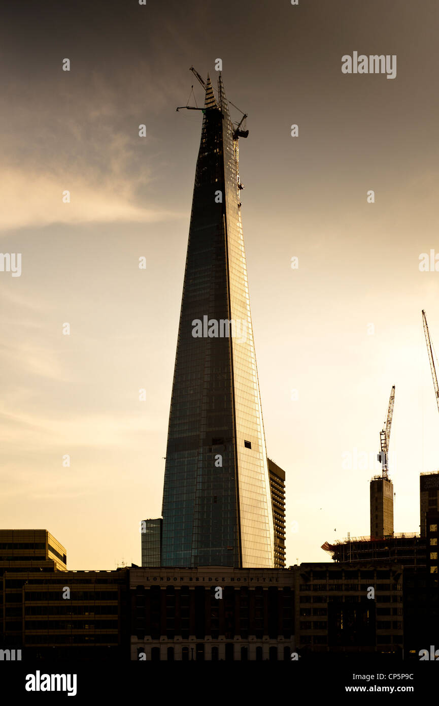 London Shard sunset city scape skyline Stock Photo - Alamy