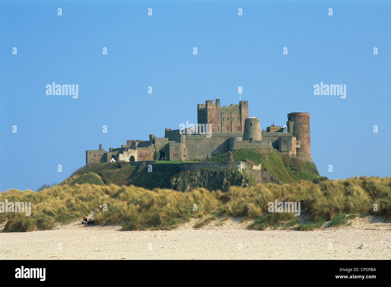 England, Northumbria, Bamburgh, Bamburgh Castle Stock Photo - Alamy