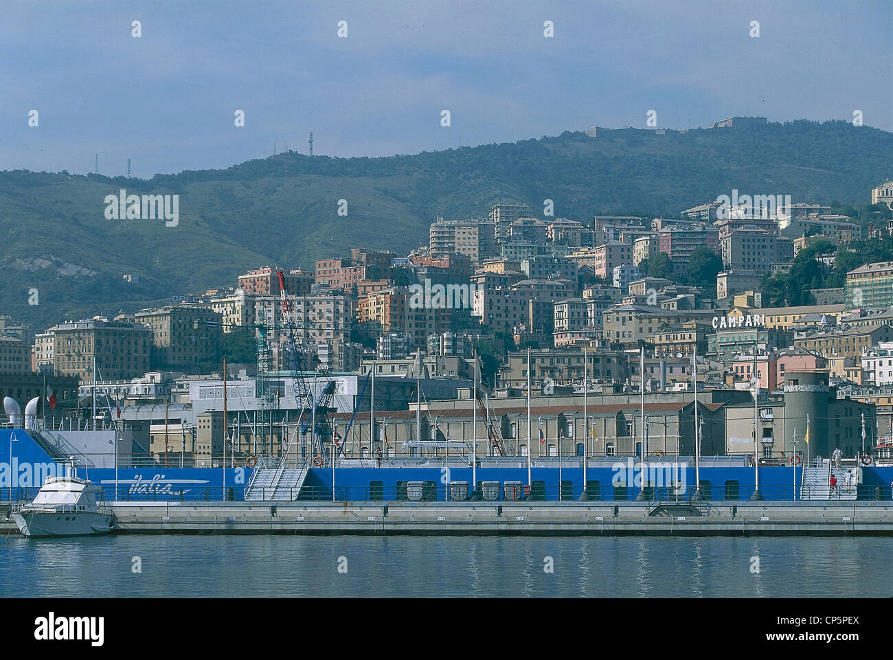 Liguria - Genoa. The Ship in Old Harbour Italy Stock Photo - Alamy
