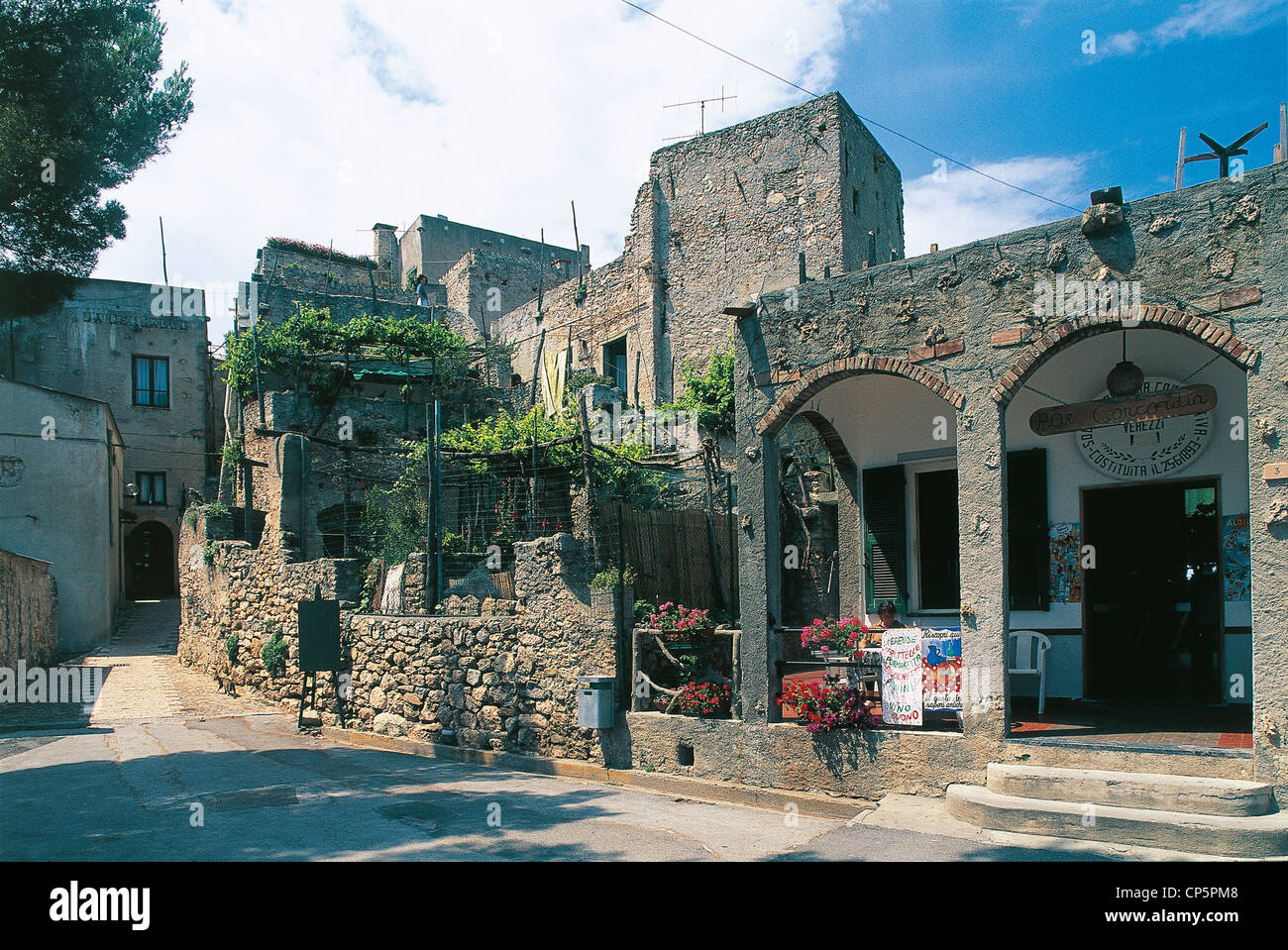 Liguria Borgio Verezzi Medieval Village Of Verezzi Stock Photo - Alamy
