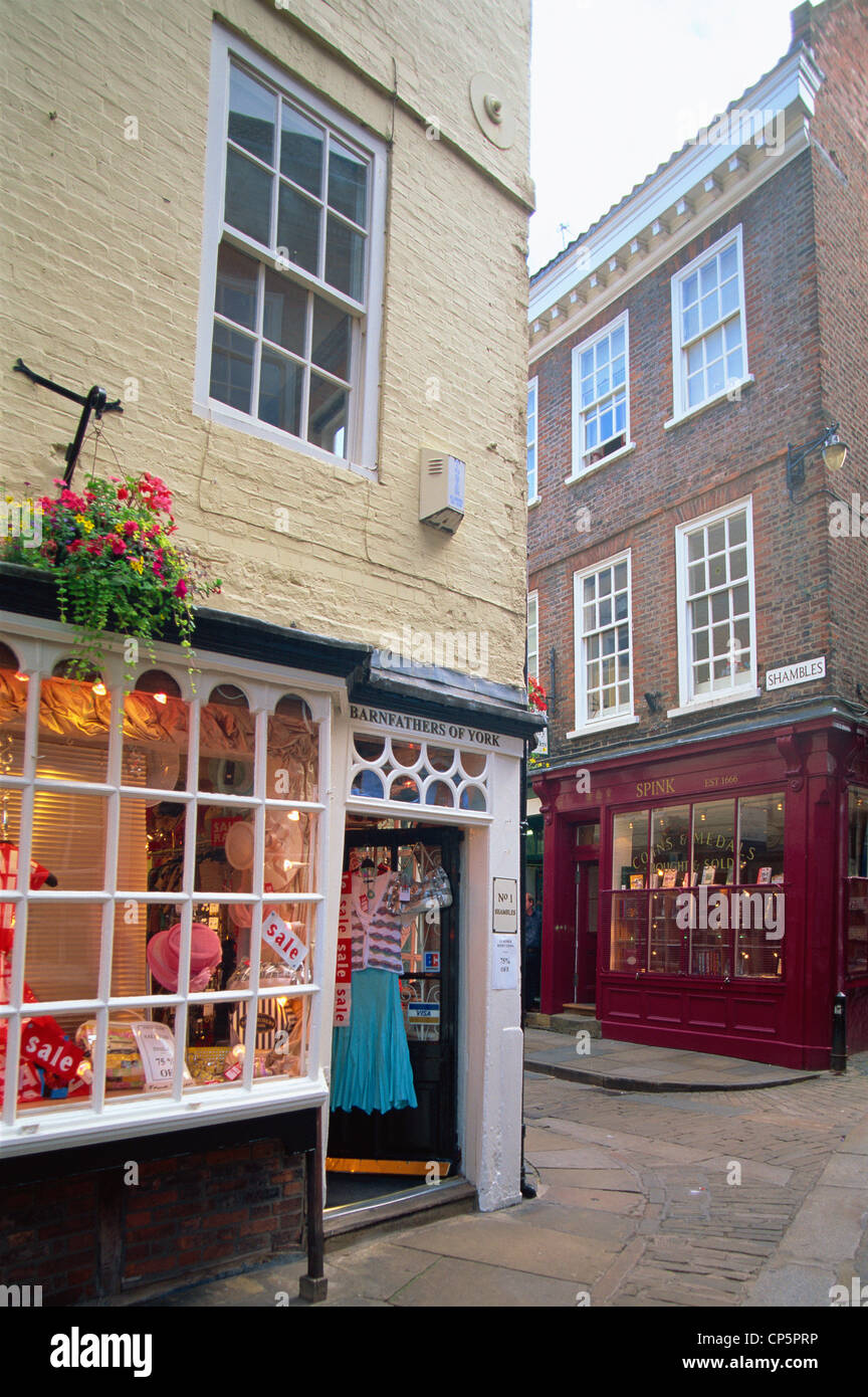 England, Yorkshire, York, The Shambles Stock Photo - Alamy