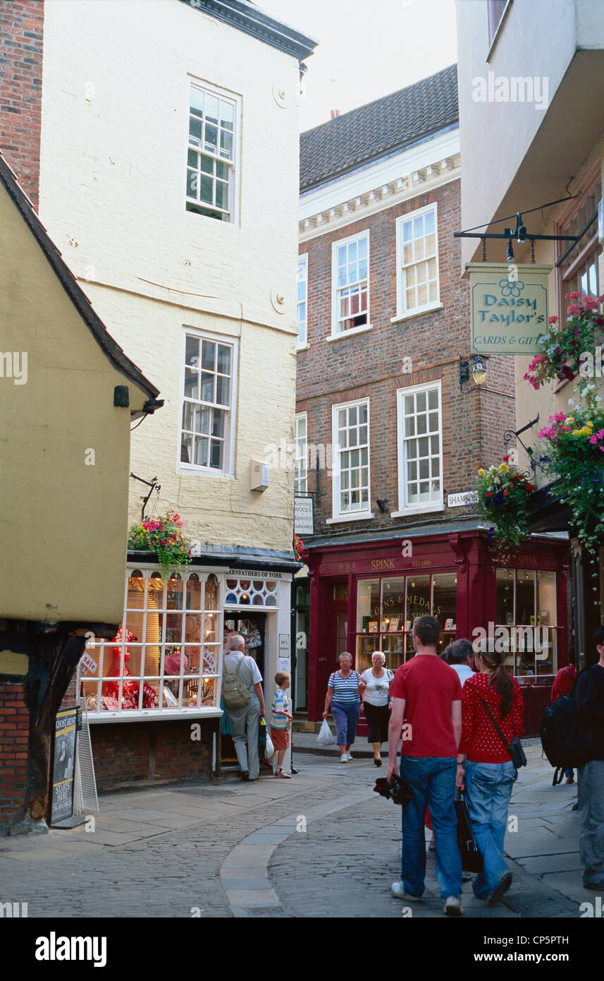 England, Yorkshire, York, The Shambles Stock Photo - Alamy