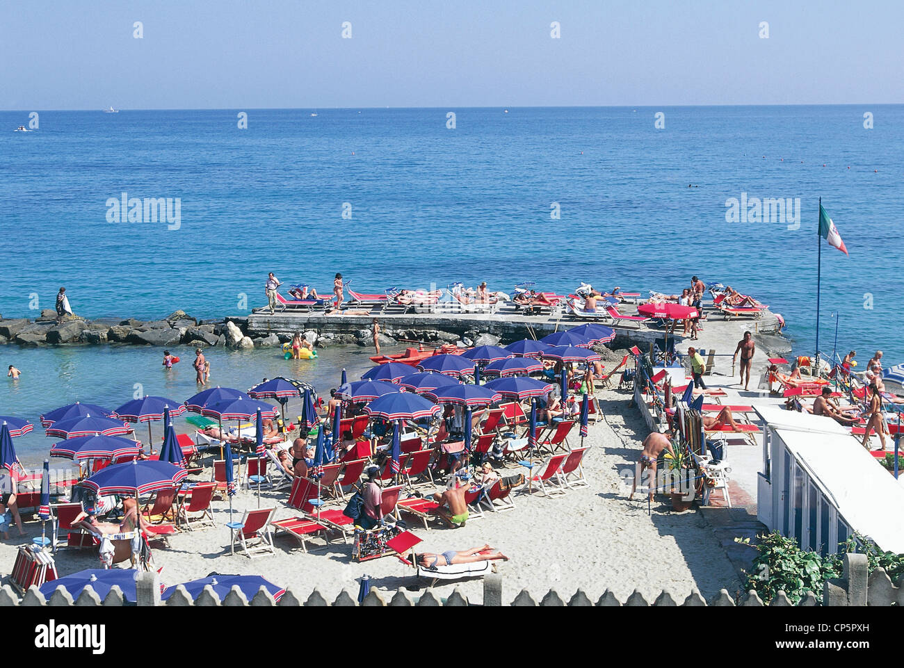 Liguria - Riviera di Ponente - San Remo beach Stock Photo - Alamy