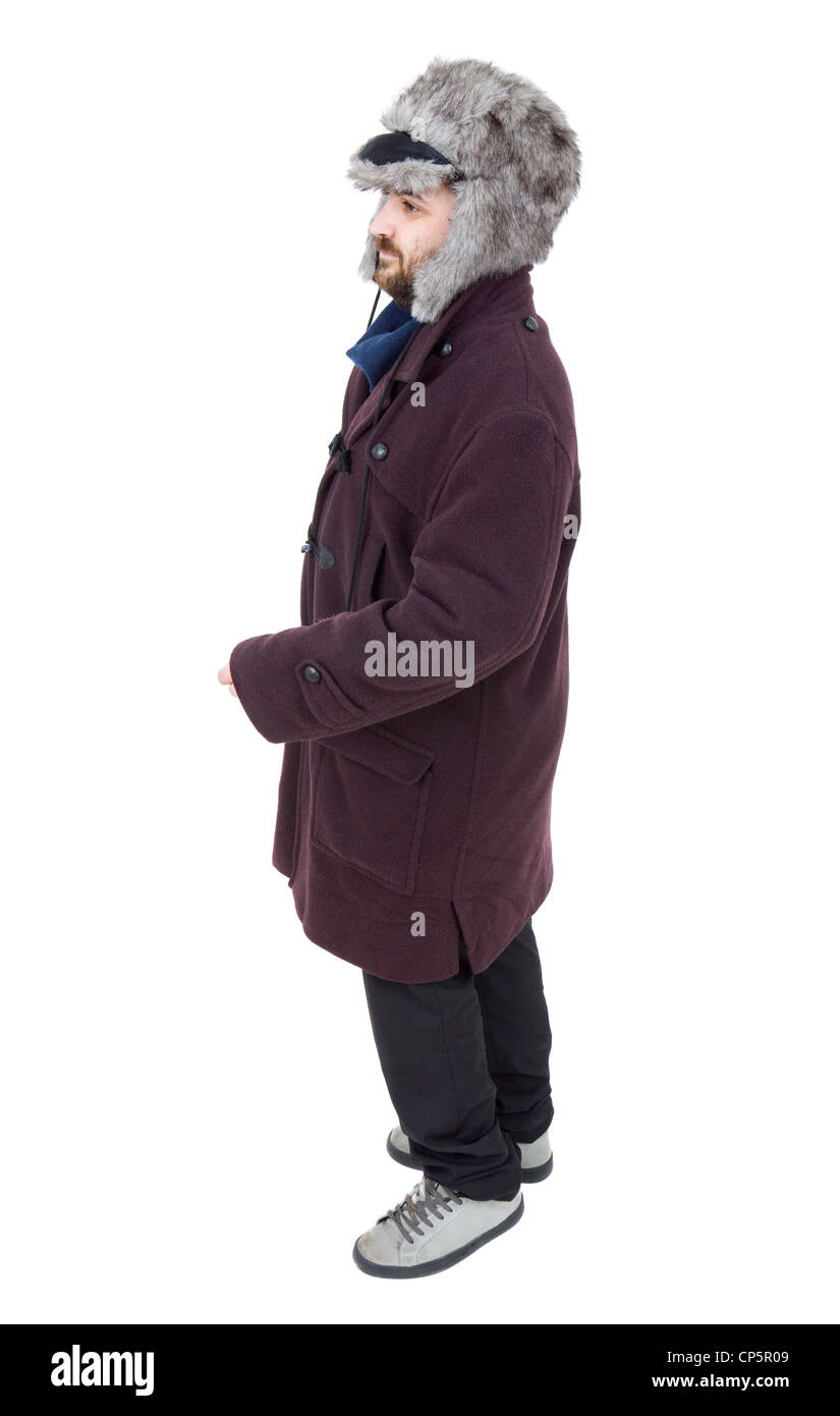 young casual silly man full body isolated on white Stock Photo - Alamy