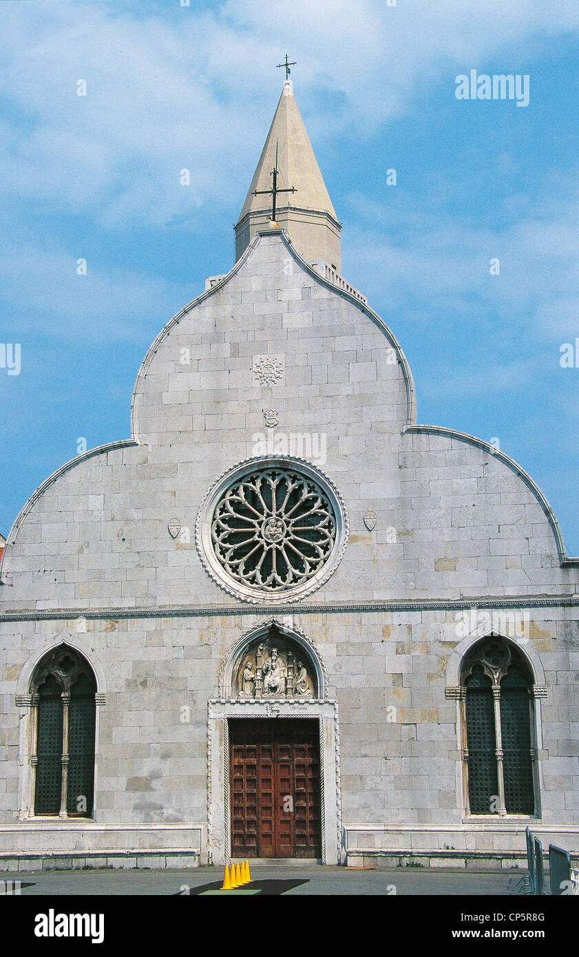 Friuli Muggia Cathedral Facade Stock Photo - Alamy