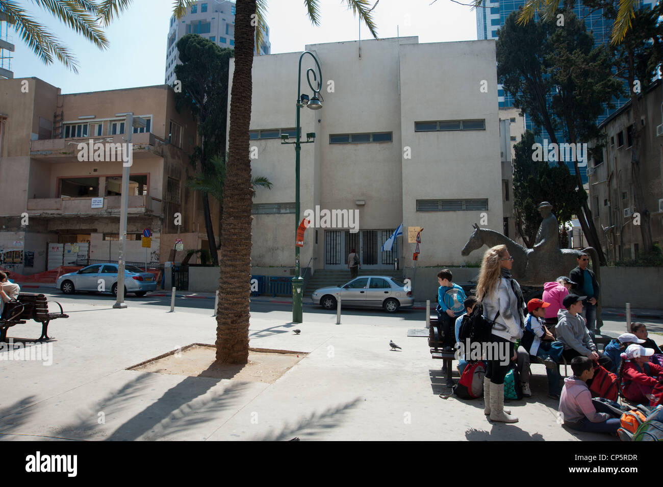 Israel, Tel Aviv, Independence Hall at 16 Rothschild Boulevard Stock ...