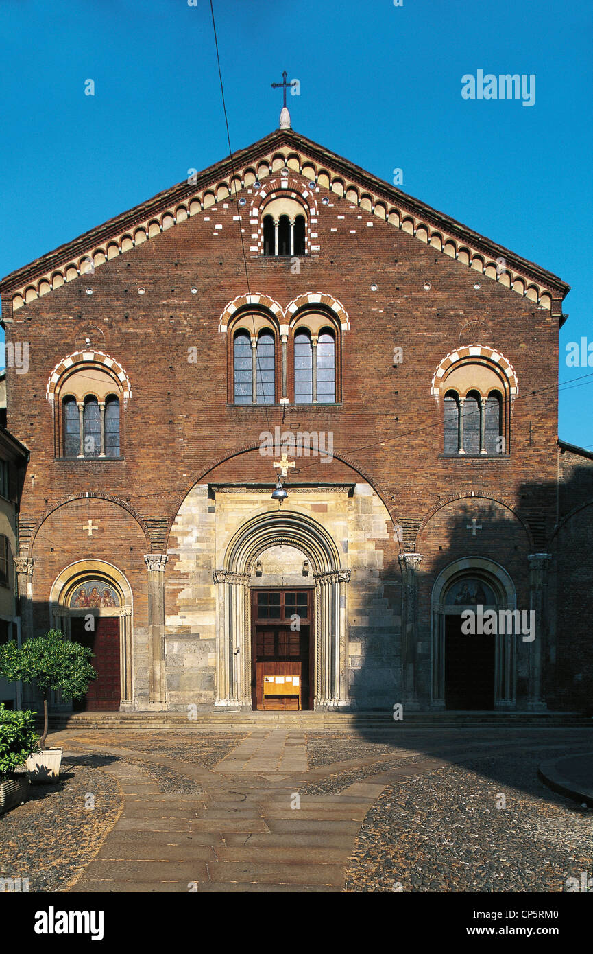 Basilica of San Simplicio MILAN LOMBARDY AND MONASTERY Stock Photo - Alamy