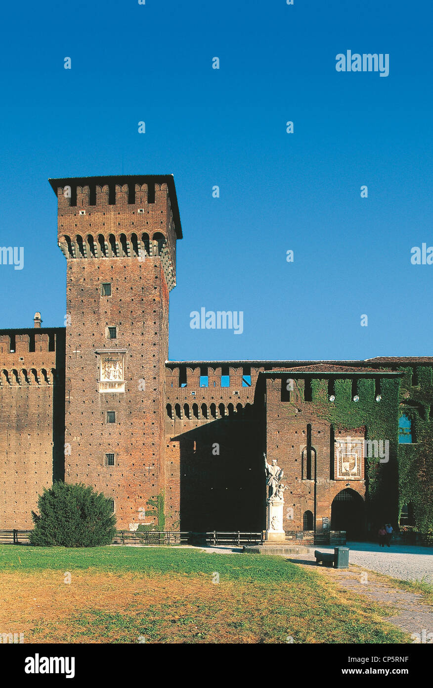 Milan Lombardy Castle Sforzesco Stock Photo - Alamy