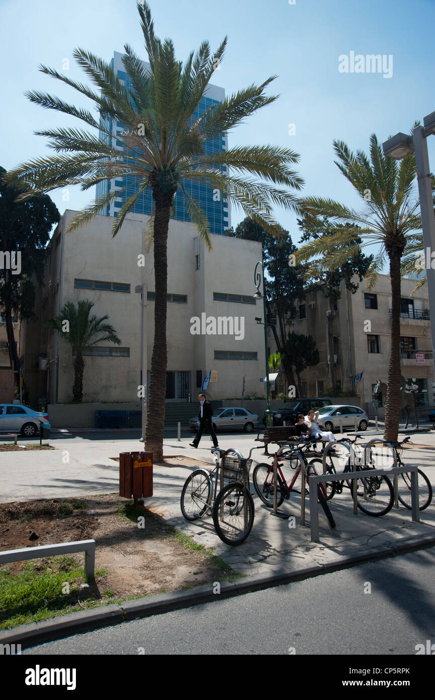 Israel, Tel Aviv, Independence Hall at 16 Rothschild Boulevard Stock ...
