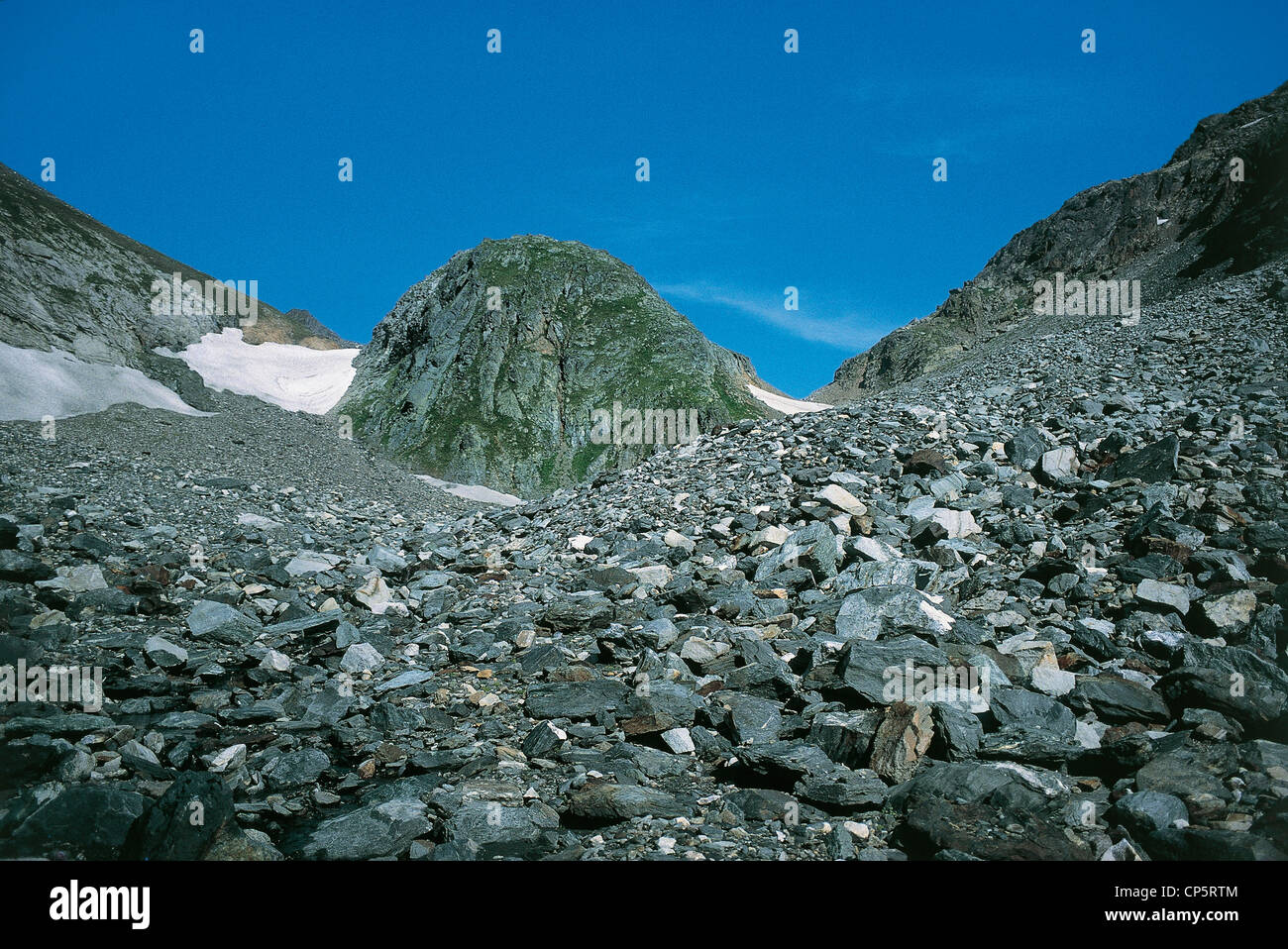 Lombardy Valtellina Pitch Wall Stock Photo - Alamy