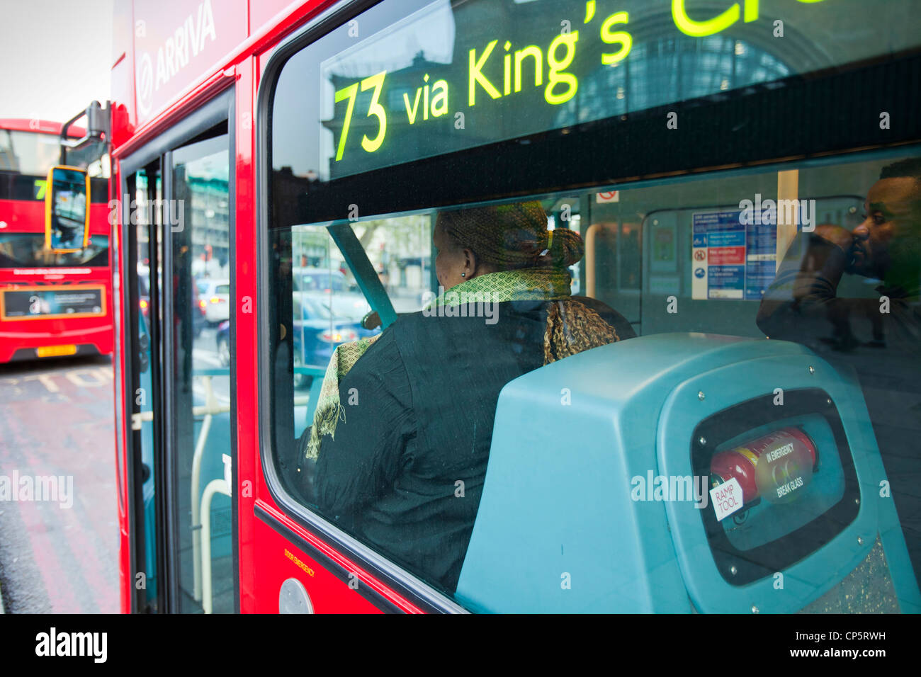 A London bus at Kings Cross, London, UK Stock Photo - Alamy