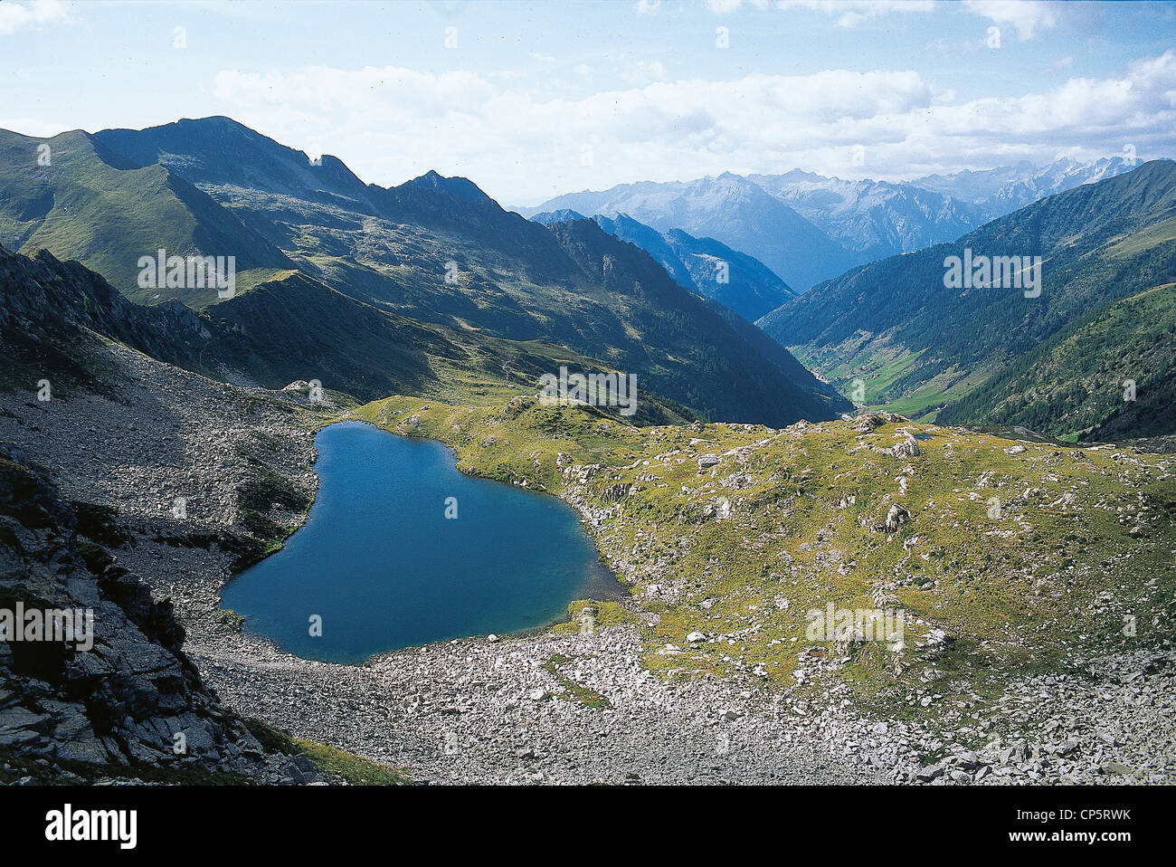 Alpine Lake Alpine Orobie Lombardy Near The Step Of Tartar Stock Photo ...