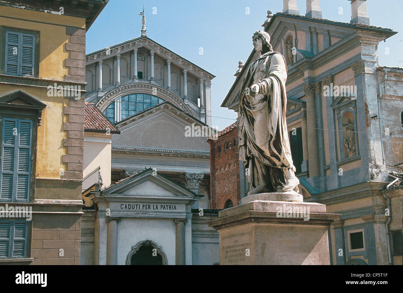 Piedmont - Novara. The Duomo, the Church of San Giovanni and the ...