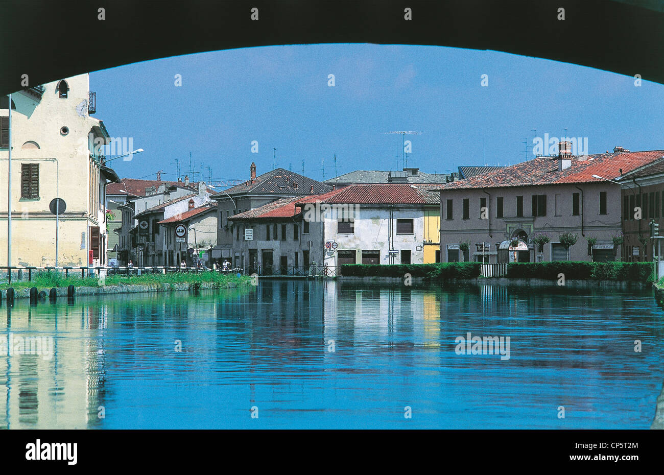 Lombardy Gaggiano Naviglio Grande Stock Photo - Alamy