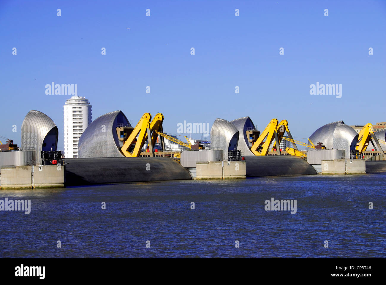 Thames Barrier Closed High Resolution Stock Photography and Images - Alamy