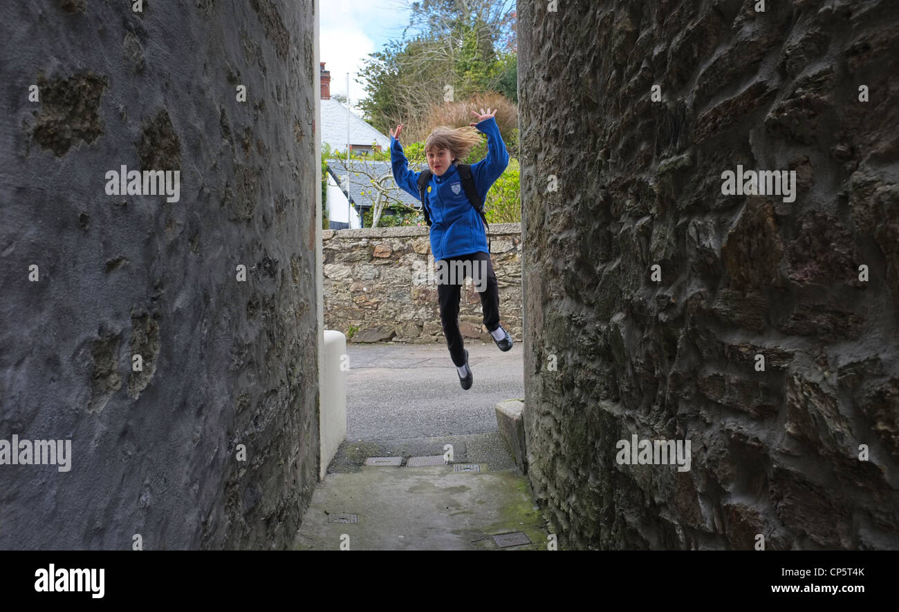 Surprise jump hi-res stock photography and images - Alamy