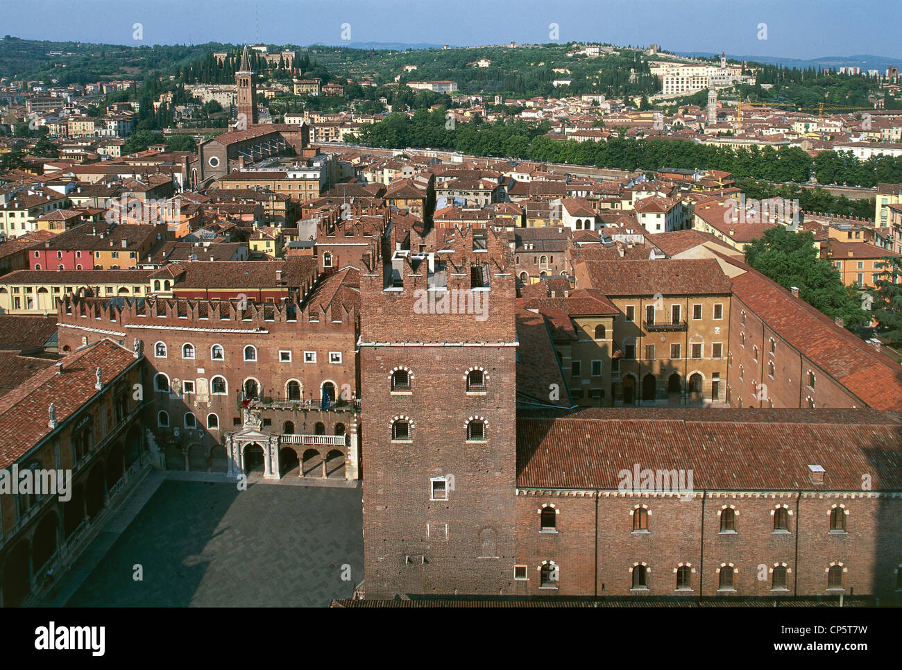 Veneto - Verona (World Heritage Site by UNESCO, 2000). View from the ...