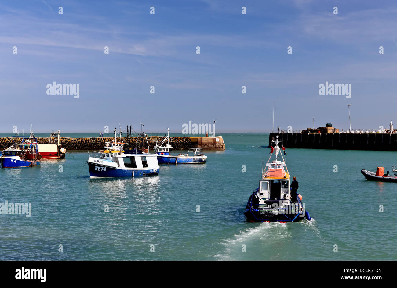 Folkestone Kent Harbour High Resolution Stock Photography and Images ...