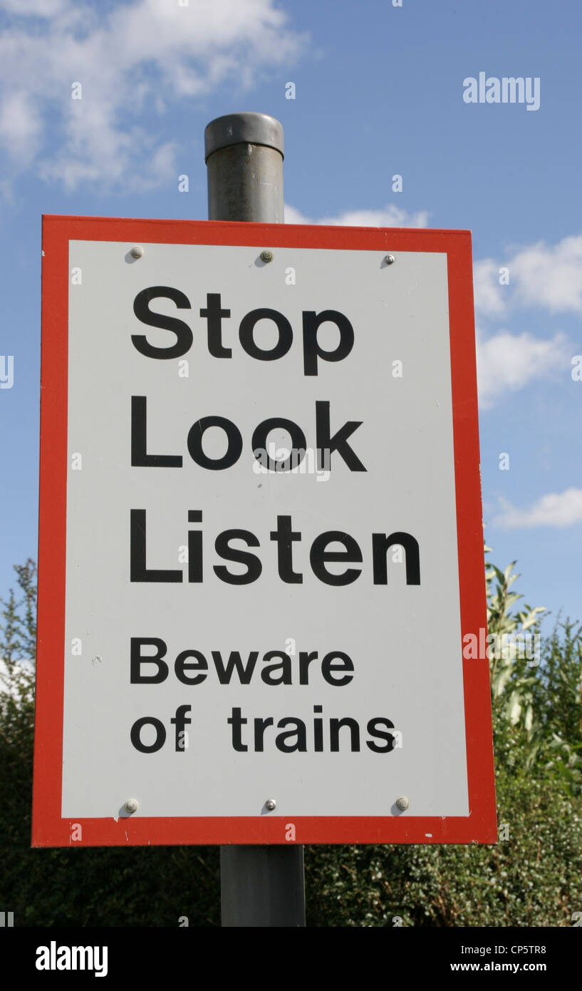 Stop look listen hi-res stock photography and images - Alamy