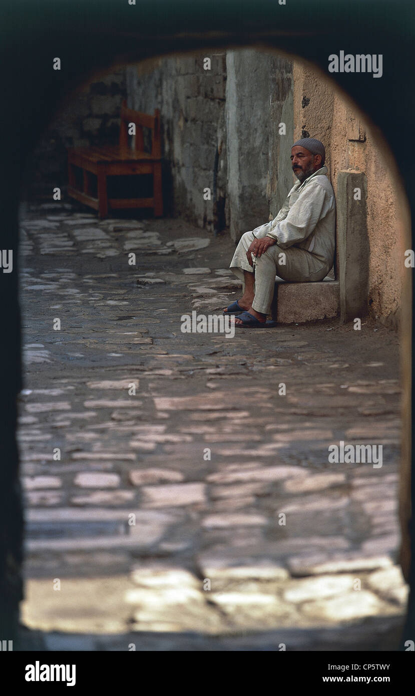 Egypt - Cairo, Coptic quarter. View of a street Stock Photo - Alamy