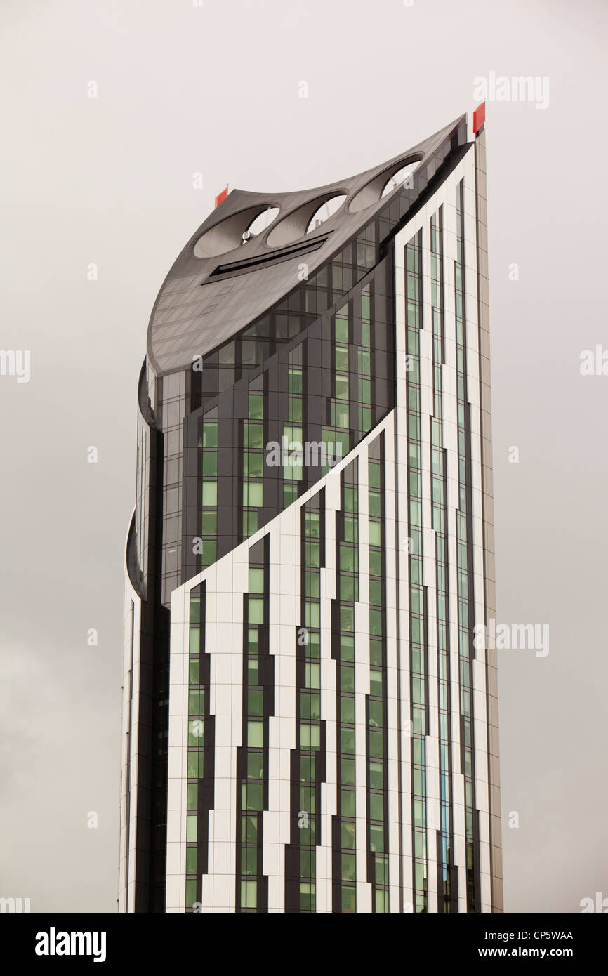 The strata building in the elephant and Castle, London, whose wind ...