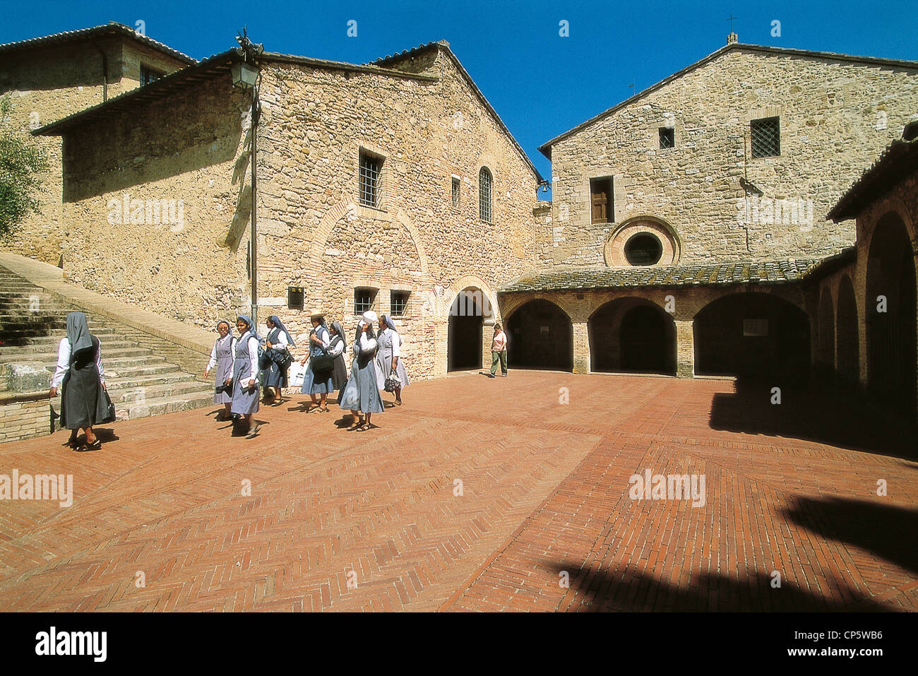 Umbria Assisi Convent Of San Damiano Stock Photo - Alamy