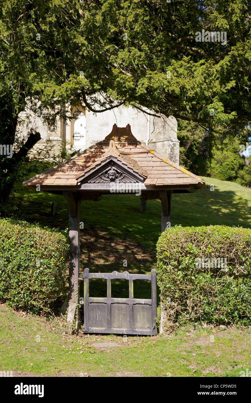 Lych Gate at Christ Church Coldharbour Leith Hill Dorking Surrey Lych ...