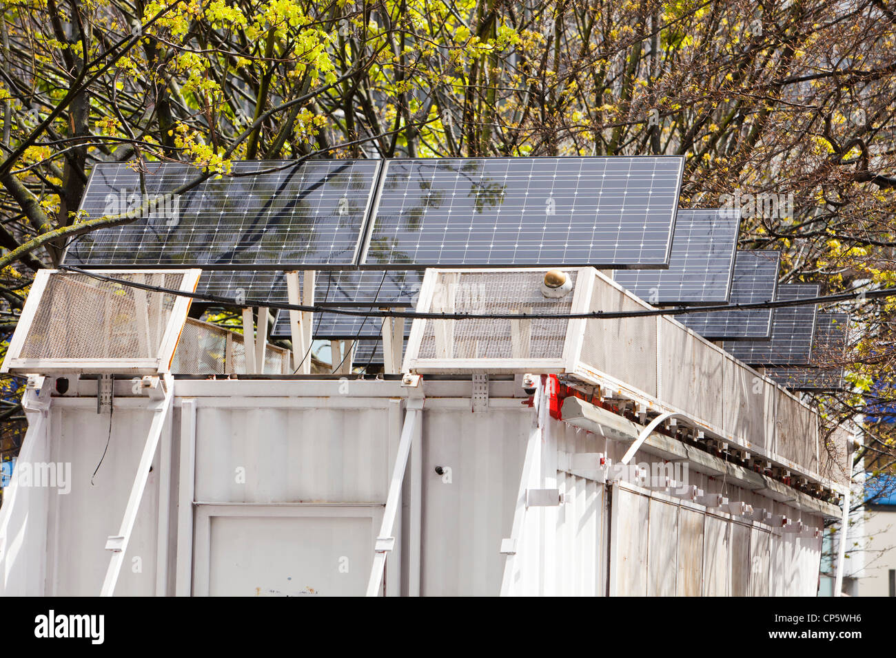 Badly positioned Solar panels that are overshadowed by trees at the ...