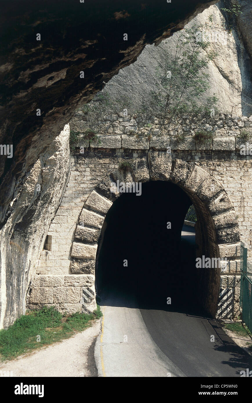 Marche - Furlo Gorge (Ps). Via Flaminia, Rome art gallery Stock Photo ...