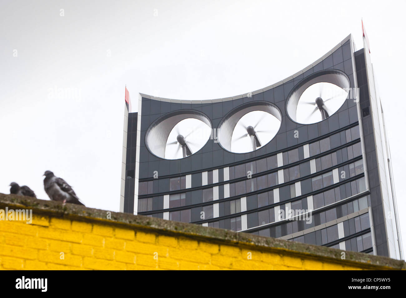 The strata building in the elephant and Castle, London, whose wind ...