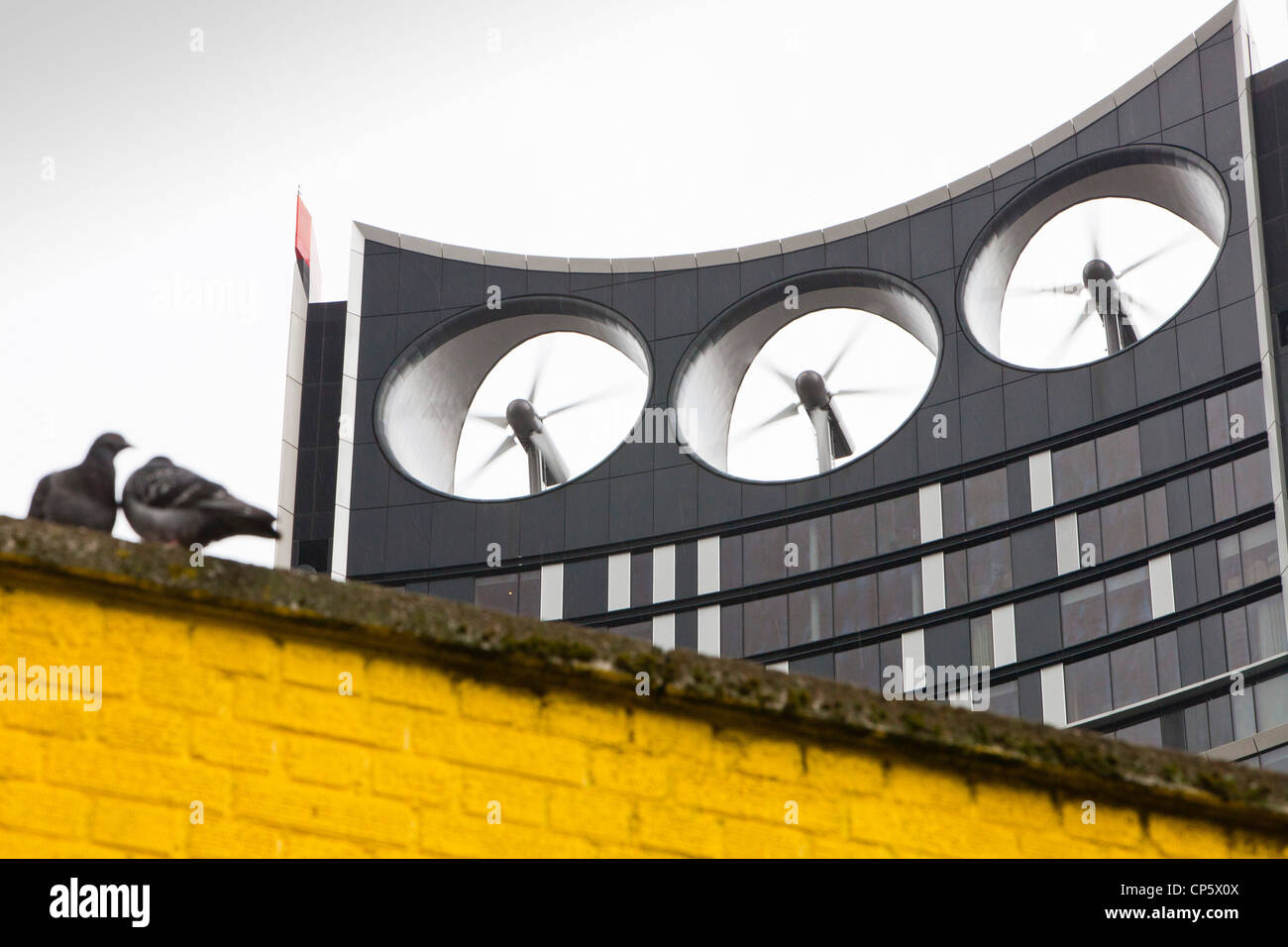 The strata building in the elephant and Castle, London, whose wind ...