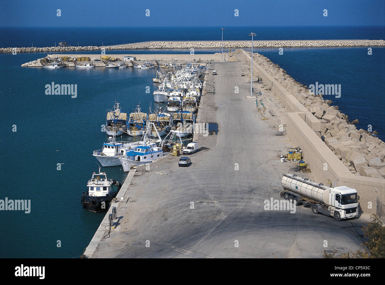 Abruzzo Large Port Stock Photo - Alamy
