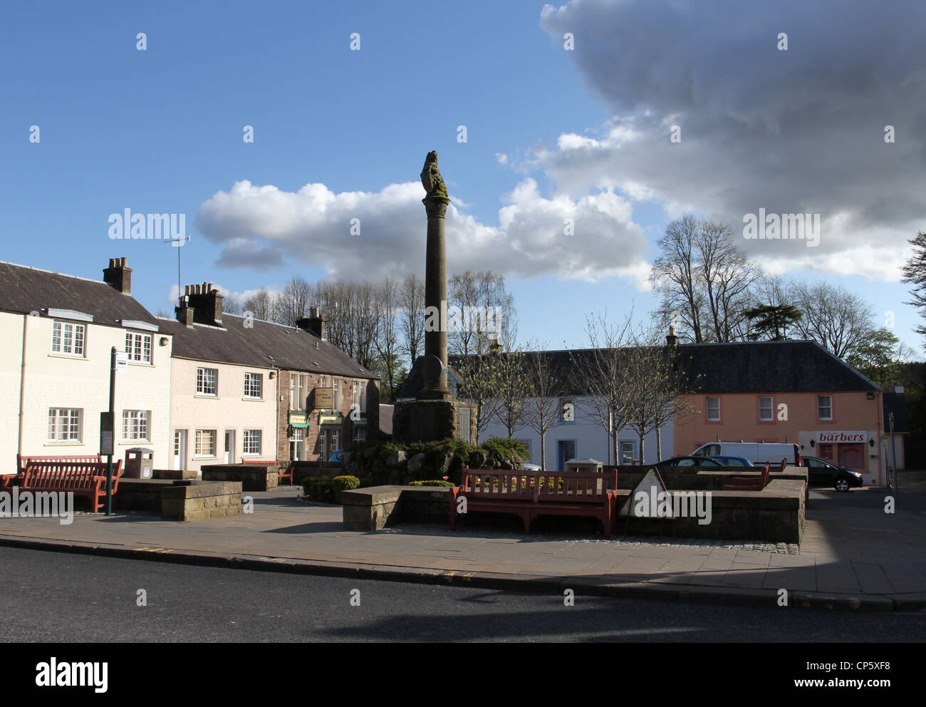 War Memorial Callander Scotland April 2012 Stock Photo - Alamy
