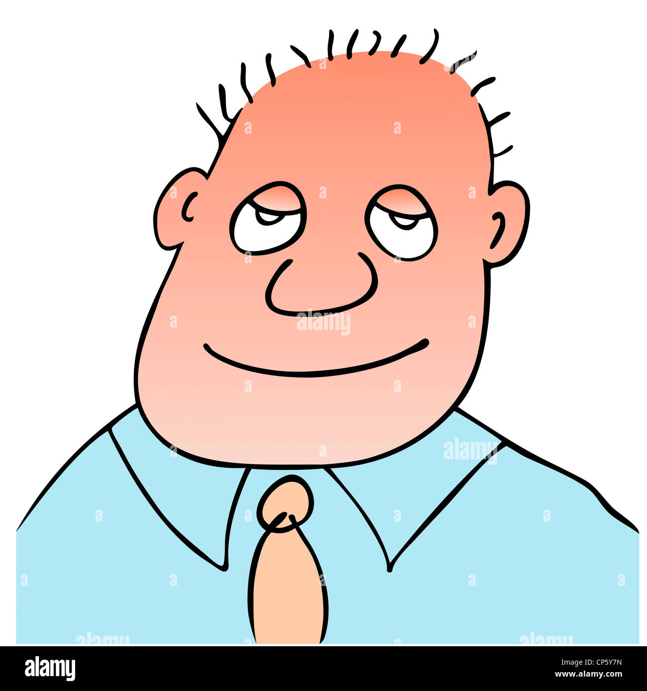 satisfied man - satisfied expression Stock Photo - Alamy