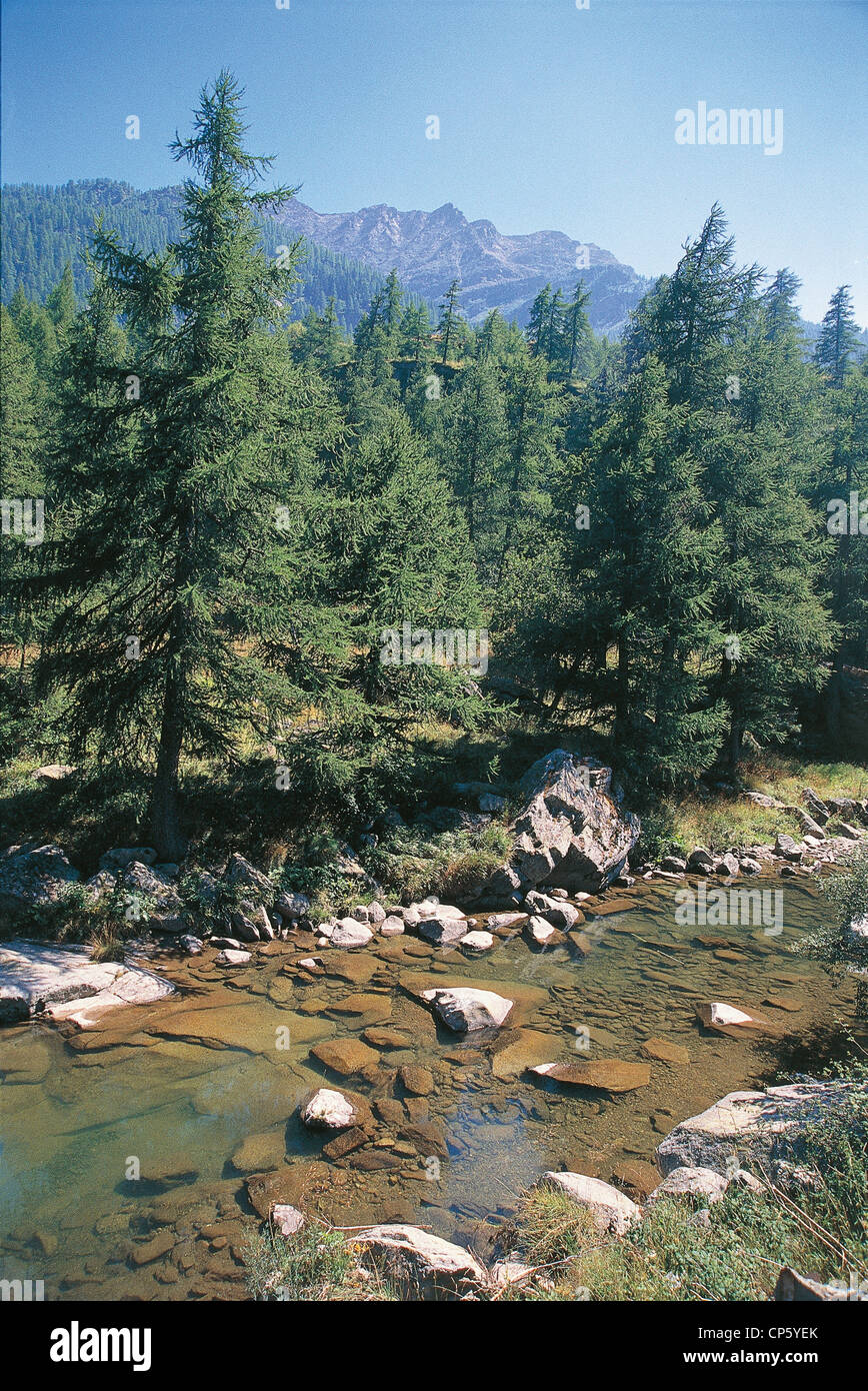 PIEDMONT VALLEY Locana Stock Photo - Alamy