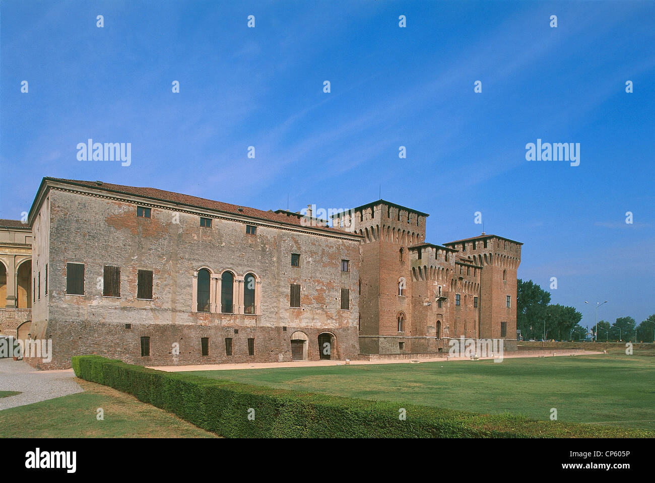 Lombardy - Mantova. Doge's Palace and the Castle of San Giorgio Stock ...