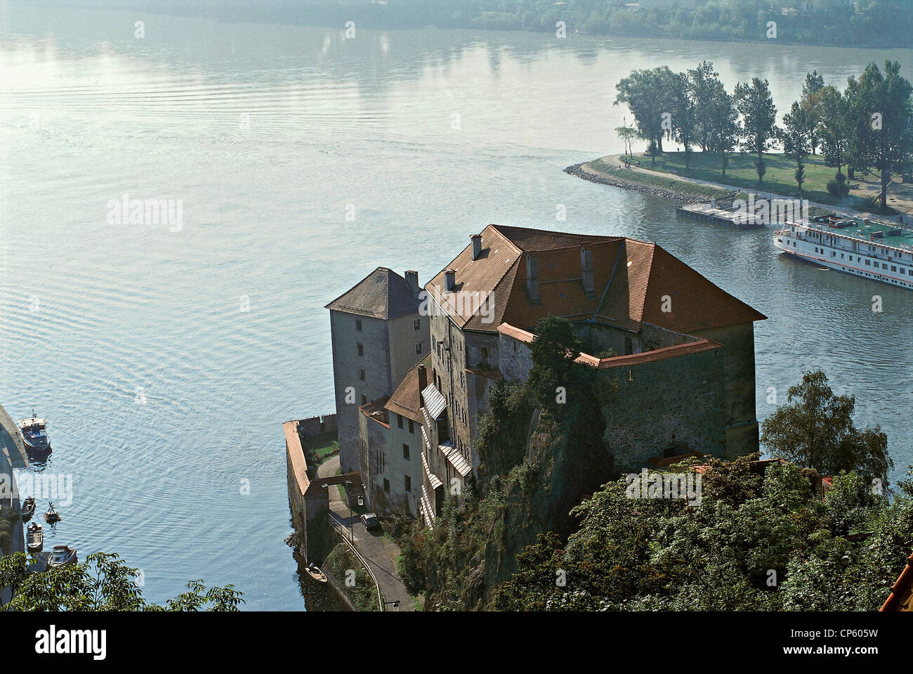 Confluence of danube and inn hi-res stock photography and images - Alamy